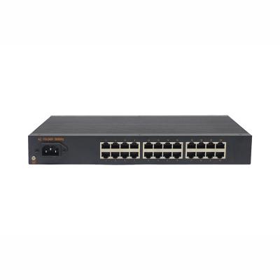 China TiNCAM 24 Port Industrial Ethernet Switch 100Mbps Unmanaged Desktop Wide Voltage AC110-240V -40°C to 80°C TBC-GFS2324N for sale