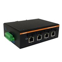 China TiNCAM 10/100M 4 fiber ports+4 RJ45 ports  Industrial Ethernet Switch & PoE Switch 100Mbps Unmanaged DIN Rail Mount Wide Voltage DC12-57V -40°C to 85°C TBC-GF2344/TBC-GFP2344 for sale