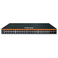 China TiNCAM Layer 3 10G Managed Ethernet Switch 48 Port Gigabit RJ45 Combo 6 SFP+ Static Route Web GUI CLI SNMP Telnet TBC-S5348GE-6TF for sale