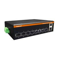 China TiNCAM Industrial Gigabit SFP Switch 8 SFP 2 RJ45 DIN Rail Wide Voltage Wide Temperature TBC-GF2502-8SFP for sale