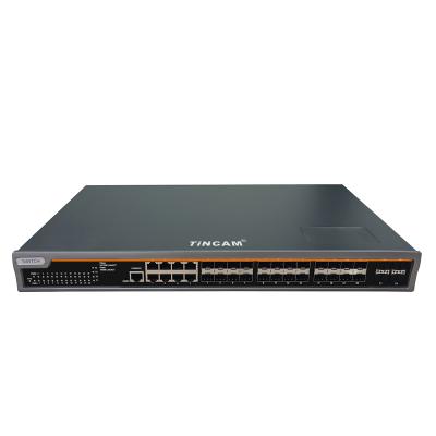 China TiNCAM 24-Port Gigabit SFP Layer 3 + Managed Ethernet Switches with 8 Combo Ports and 4 10G SFP+ Ports TBC-S5524GF-8CG-4TF-EI for sale