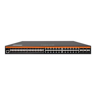 China TiNCAM 24-Port Gigabit SFP and 24-Port Gigabit Ethernet Layer 3 Managed Switch with 6 10G SFP+ Ports TBC-S5548FE-6TF-EI for sale
