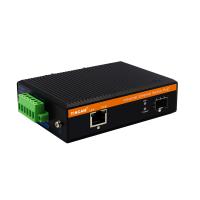 China TiNCAM Industrial Gigabit Fiber Media Converter 1 SFP to 1 RJ45 Port PoE Optional Single Mode MM Dual Fiber WDM 550m 2km 20km DIN Rail Mount for Industrial Networking TBC-GF2501-1SFP/TBC-GFP2501-1SFP for sale