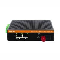 China TiNCAM Industrial Gigabit Fiber Media Converter 1 SC to 2 RJ45 Port PoE Optional Single Mode MM Dual Fiber WDM 550m 2km 20km DIN Rail Mount for Industrial Networking TBC-GF2512-S20AB/TBC-GFP2512-S20AB for sale