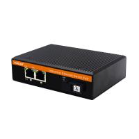 China TiNCAM Industrial Gigabit Fiber Media Converter 1 SC to 2 RJ45 Port PoE Optional Single Mode MM Dual Fiber WDM 550m 2km 20km DIN Rail Mount for Industrial Networking TBC-GF2512-S20AB/TBC-GFP2512-S20AB for sale