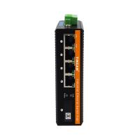 China TiNCAM Industrial Gigabit Fiber Media Converter 1 SC to 4 RJ45 Port PoE Optional Single Mode MM Dual Fiber WDM 550m 2km 20km DIN Rail Mount for Industrial Networking TBC-GF2514-S20AB/TBC-GFP2514-S20AB for sale