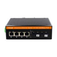 China TiNCAM Gigabit Industrial Ethernet Switch 2 SC to 4 RJ45 Port PoE Optional Single Mode MM Dual Fiber WDM 550m 2km 20km DIN Rail Mount for Industrial Networking TBC-GF2524-S20AB/TBC-GFP2524-S20AB for sale