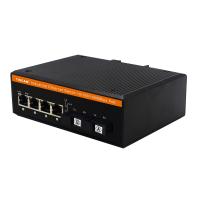 China TiNCAM Gigabit Industrial Ethernet Switch 2 SC to 4 RJ45 Port PoE Optional Single Mode MM Dual Fiber WDM 550m 2km 20km DIN Rail Mount for Industrial Networking TBC-GF2524-S20AB/TBC-GFP2524-S20AB for sale