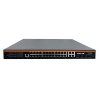 China TiNCAM 24 Port Gigabit Managed PoE Switch 4 Combo Uplink Ports 450W Rackmount Ethernet Network Switch for Enterprise Networks TBC-PSM5224GE-4CF for sale