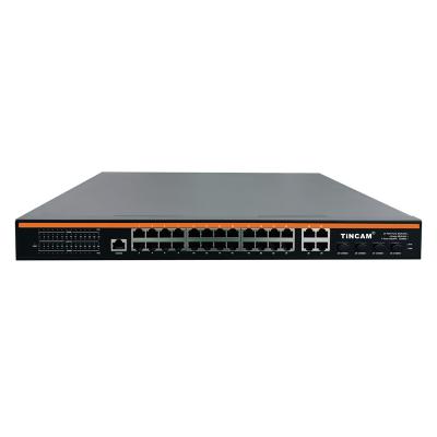 China TiNCAM 24 Port Gigabit Managed PoE Switch 4 Combo Uplink Ports 450W Rackmount Ethernet Network Switch for Enterprise Networks TBC-PSM5224GE-4CF for sale