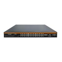 China TiNCAM 24 Port Gigabit Layer 2 Managed PoE Switch 4 Combo 4x10G SFP+ Uplink 450W 6KV Protection Rackmount Network Switch TBC-PSM5224GE-4CF-4TF for sale