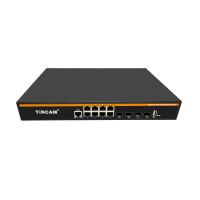 China TiNCAM 8 Port Gigabit Managed PoE Switch 4x10G SFP+ Uplink 200W 10 Gigabit Rackmount Ethernet Switch for Enterprise Networks TBC-RPM5208GE-4TF for sale