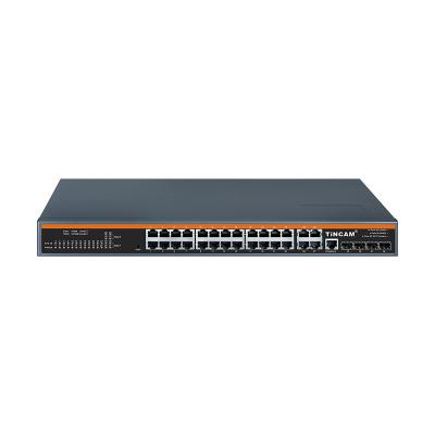 China TiNCAM 24 Port Gigabit Layer 2 Managed Ethernet Switch 4 Combo Uplink Ports Rackmount Network Switch for Enterprise Networks TBC-S5224GE-4CF for sale