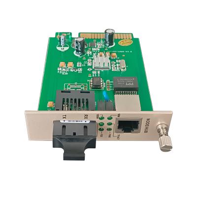 China TiNCAM 10/100/1000M single mode Multi mode dual fiber 1310nm 20km SC ST FC LC Fiber Media Converter Card Type TBC-MC3605C-D02/TBC-MC3602C-D20 for sale