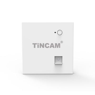 China TiNCAM 300Mbps WiFi 4 Wall Plate Access Point 2x2 MIMO PoE VLAN Adjustable Power Seamless Roaming for Hotels and Offices TBC-PTR300 for sale