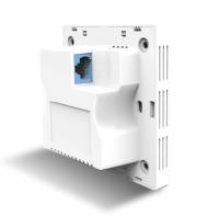 China TiNCAM 300Mbps WiFi 4 Wall Plate Access Point 2x2 MIMO PoE VLAN Adjustable Power Seamless Roaming for Hotels and Offices TBC-PTR300 for sale