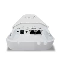 China TiNCAM 5.8GHz 450Mbps Outdoor Wireless Bridge CPE 3km IP65 PoE VLAN Passthrough Quick Bridge Setup for Point-to-Point Networks TBC-APN2621AB for sale