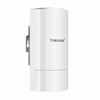 China TiNCAM 2.4GHz 300Mbps Outdoor Wireless Bridge CPE 1.5km IP65 2x2 MIMO 24V PoE Digital Display for CCTV Networks TBC-APE2721AB for sale