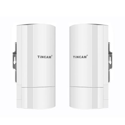 China TiNCAM 2.4GHz 300Mbps Outdoor Wireless Bridge CPE 1.5km IP65 2x2 MIMO 24V PoE Digital Display for CCTV Networks TBC-APE2721AB for sale