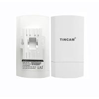 China TiNCAM 2.4GHz 300Mbps Outdoor Wireless Bridge CPE 1.5km IP65 2x2 MIMO 24V PoE Digital Display for CCTV Networks TBC-APE2721AB for sale