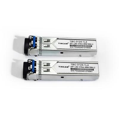 China TiNCAM 1.25G SFP Transceiver Gigabit Single Mode Dual Fiber 40km 1310nm LC Optical Module for Ethernet Networks TBC-3124-1L4 for sale
