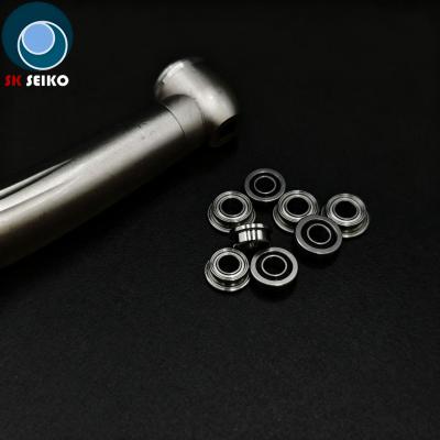 China SFR144TLZN 3.175*6.35*2.38 High Speed Dental Bearing  Torlon Cage Stainless Steel for sale