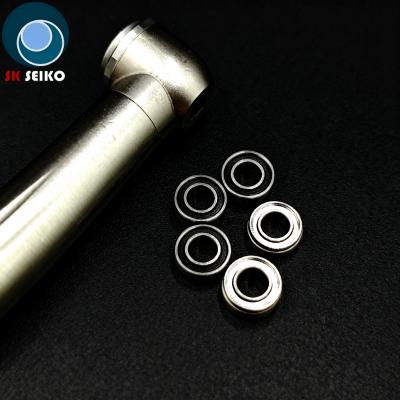 China High Speed Dental Bearing SR144TLZWKN 3.175*6.35*2.78 Torlon Cage Stainless Steel for sale
