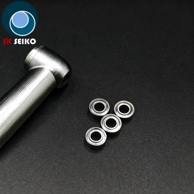 China SR144ZZ 3.175*6.35*2.38 High Speed Dental Bearing Ceramic Balls Cage Torlon Double Shield Long service life for sale