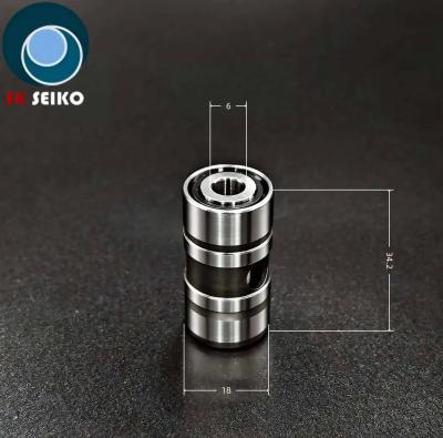 China Turbocharger Dual Ceramic Ball Bearing Tcbb61834 6*18*34.2 High-Temperature Resistant Turbo Bearing for sale