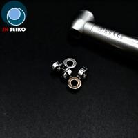 China Sr144zz 3.175*6.35*2.38 High Speed Dental Bearing Ceramic Balls Color Silver Cage Torlon Double Shield Dental Bearing for sale