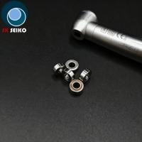 China Sr144zz 3.175*6.35*2.38 High Speed Dental Bearing Color Silver Cage Torlon Double Shield Dental Bearing for sale