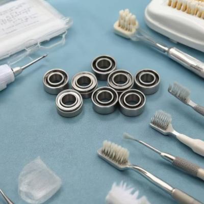 China Sr144tlwkzn3.175*6.35*2.78 High Speed Dental Bearing Ceramic Balls Cage Torlon Long Service Life Dental Bearing for sale