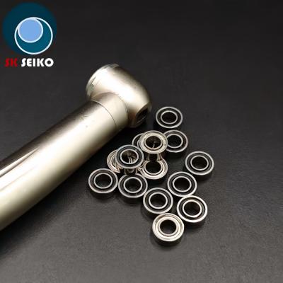 China Dental Handpiece Bearing 3.175*6.35*2.38mm R144 SR144ZZ SR144TLZN SR144TLKZW 3.175*6.35*2.78mm Bearing for sale