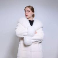 China Anti Pilling Womens Teddy Faux Fur Coat Moisture Wicking Faux Overcoat Hooded for sale