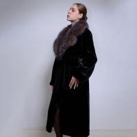 China Winter Long Black Faux Fur Coat Cardigan Fall Open Front Long Shagg Fuzzy Coat Womens for sale