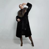 China Winter Long Black Faux Fur Coat Cardigan Fall Open Front Long Shagg Fuzzy Coat Womens for sale
