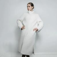 China Long Soft Plus Size Fur Coat Warm Eco Faux Fur Collar Coat Jacket Topcoat Outerwear for sale