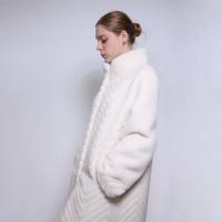 China Long Soft Plus Size Fur Coat Warm Eco Faux Fur Collar Coat Jacket Topcoat Outerwear for sale