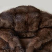 China Europe And America Eco-friendly Faux Fur Hooded Coat for sale