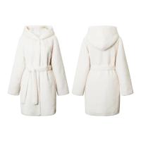 China Fuzzy Cardigan Faux Fur Jacket Fall Fashion Hooded Faux Fur Winter Coat for sale