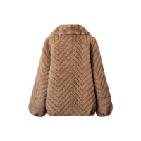China Crop Lightweight  Faux Fur Jacket L XL  Business Casual Coat  Fashion Events for sale