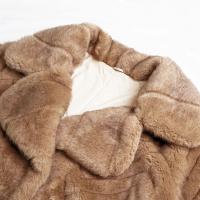 China Crop Lightweight  Faux Fur Jacket L XL  Business Casual Coat  Fashion Events for sale