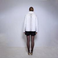 China Eco Faux Fur Shrug Long Sleeve Faux Fur Jacket Women'S Fashion Casual Parka Sha for sale