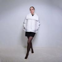 China Eco Faux Fur Shrug Long Sleeve Faux Fur Jacket Women'S Fashion Casual Parka Sha for sale