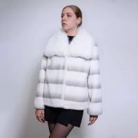 China Winter Outerwear Faux Fur Jacket Long Sleeve Crop Jacket Long Sleeve Fur Coat for sale