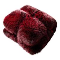 China Luxury Like Fox Fur Blanket  Lmitation Gold Household Items For Two People for sale
