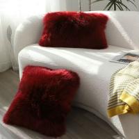 China 40x40cm Wool Faux Fur Pillow Bedroom Sofa Household Items for sale