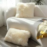China 40x40cm Wool Faux Fur Pillow Bedroom Sofa Household Items for sale