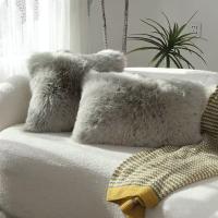 China 40x40cm Wool Faux Fur Pillow Bedroom Sofa Household Items for sale