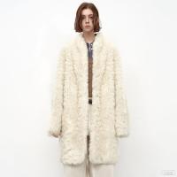 China Faux Persian Lamb Fur Coat for sale